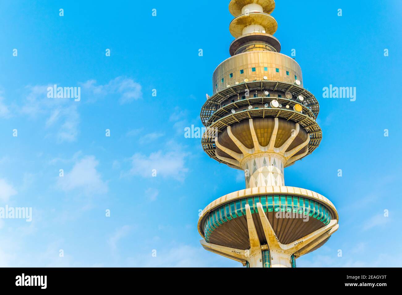 Detail view of the Liberation tower in Kuwait Stock Photo - Alamy