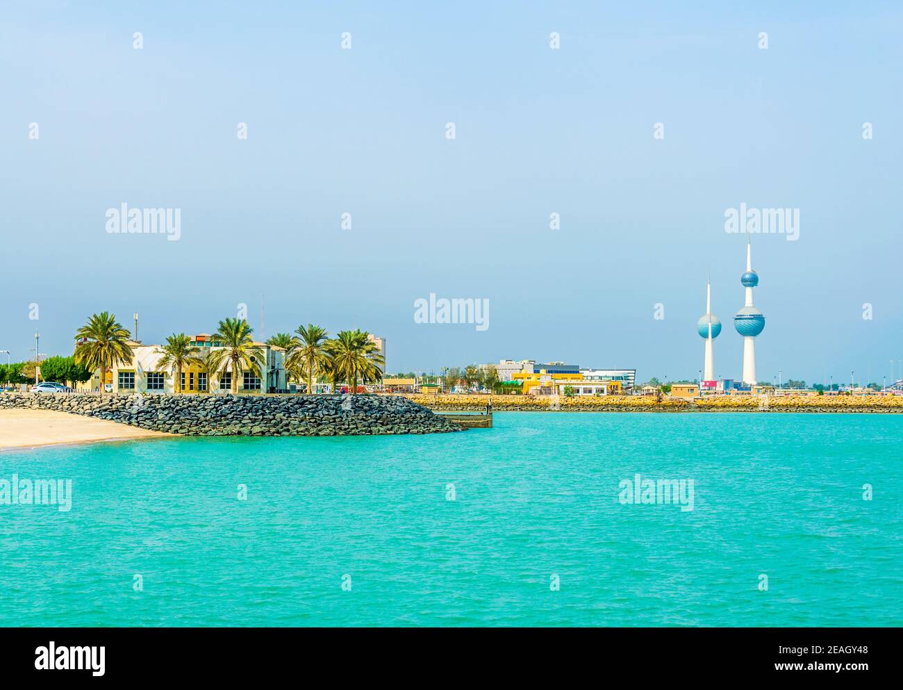 Kuwait towers best view hi-res stock photography and images - Alamy