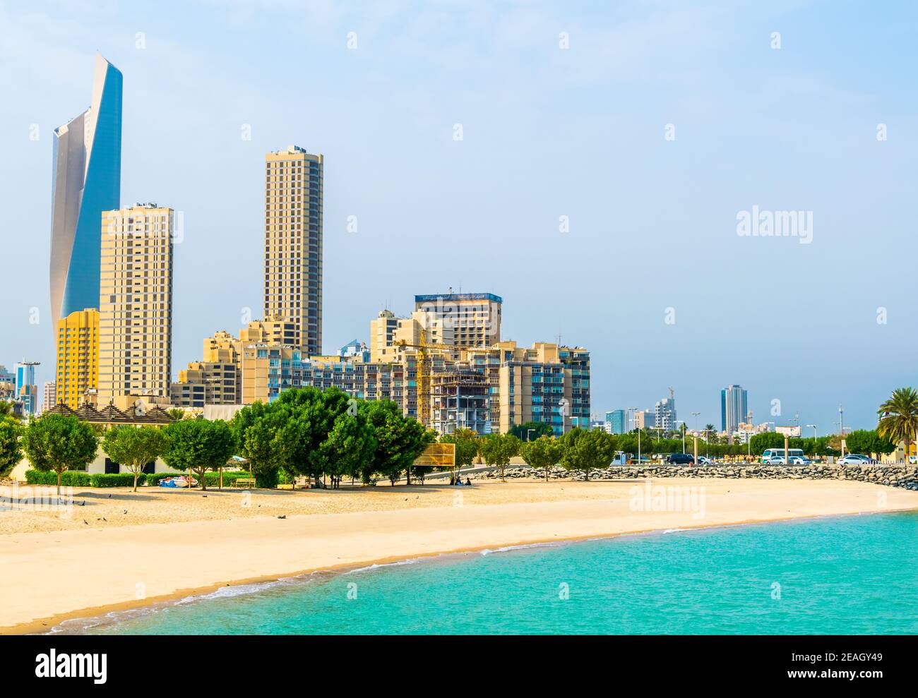Skyline of Kuwait Stock Photo - Alamy