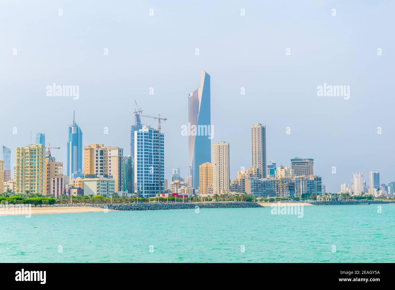 Skyline of Kuwait Stock Photo - Alamy