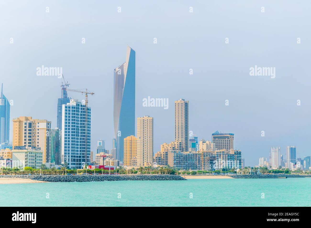 Skyline of Kuwait Stock Photo - Alamy