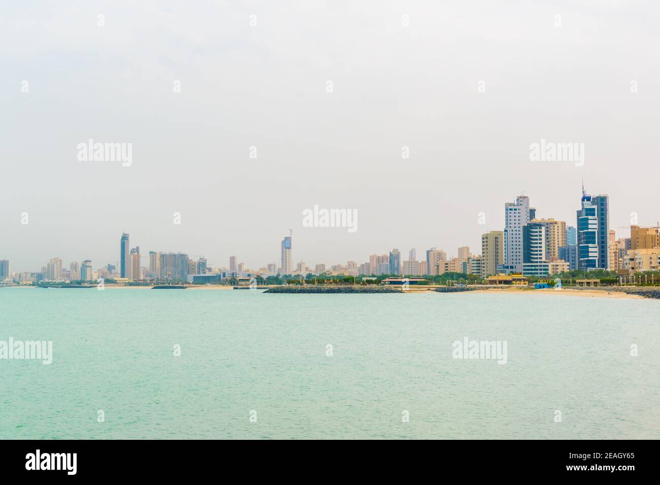 Skyline of Kuwait Stock Photo - Alamy