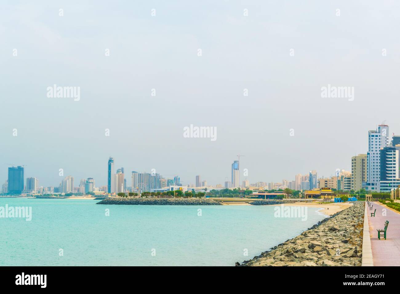 Skyline of Kuwait Stock Photo - Alamy
