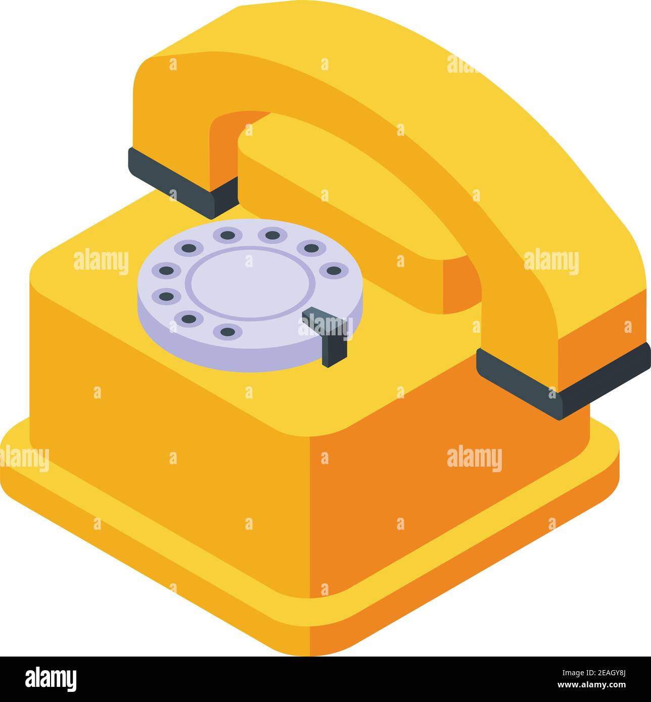 Agent phone icon. Isometric of agent phone vector icon for web design ...