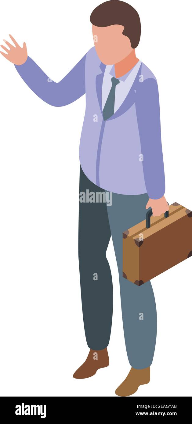 Insurance agent icon. Isometric of insurance agent vector icon for web ...