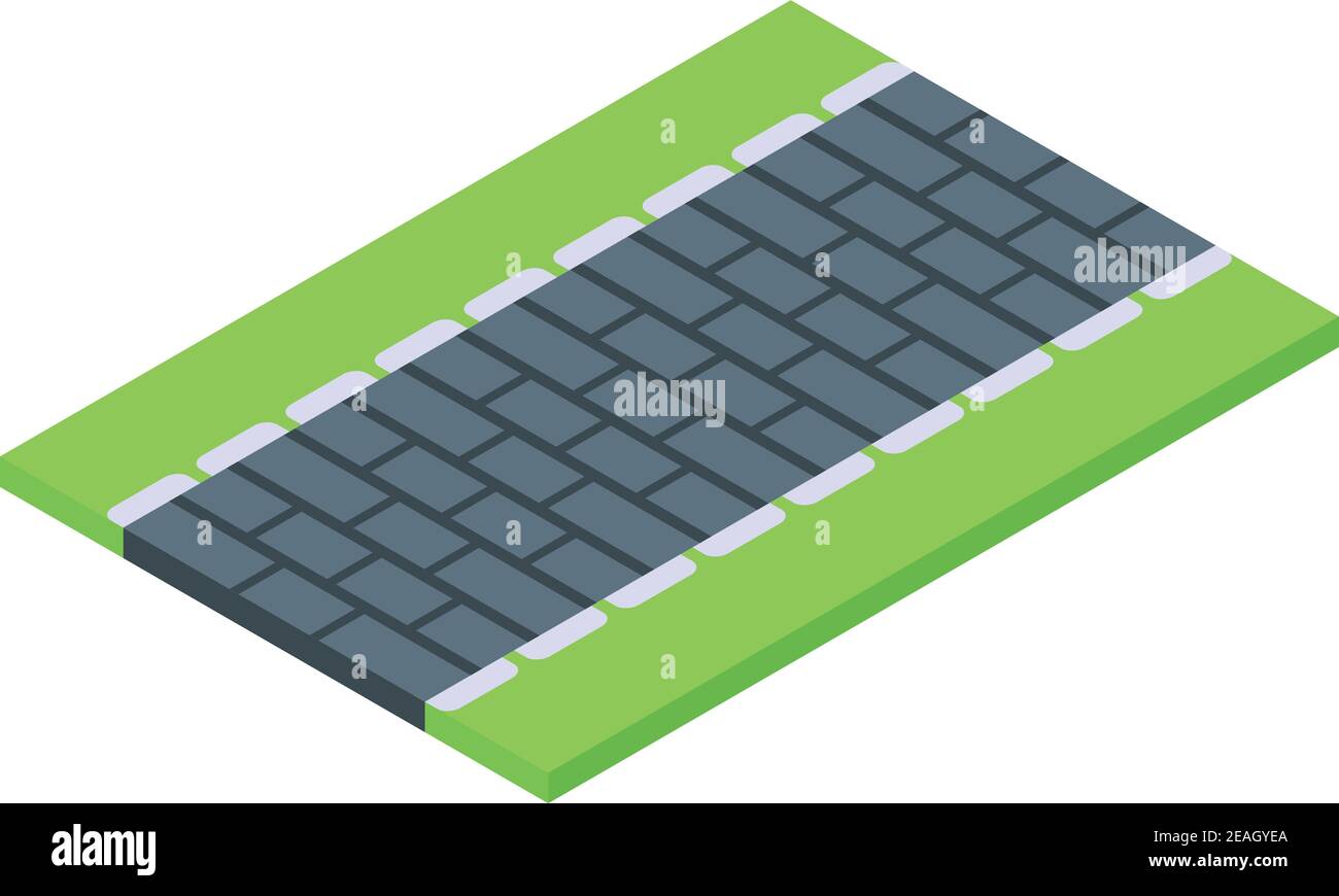 Walking path icon. Isometric of walking path vector icon for web design ...