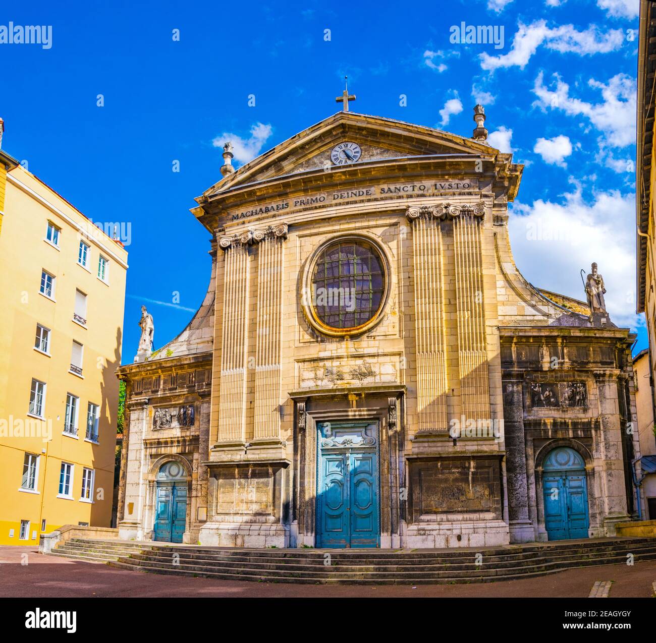 church of saint Just in the french city Lyon Stock Photo - Alamy