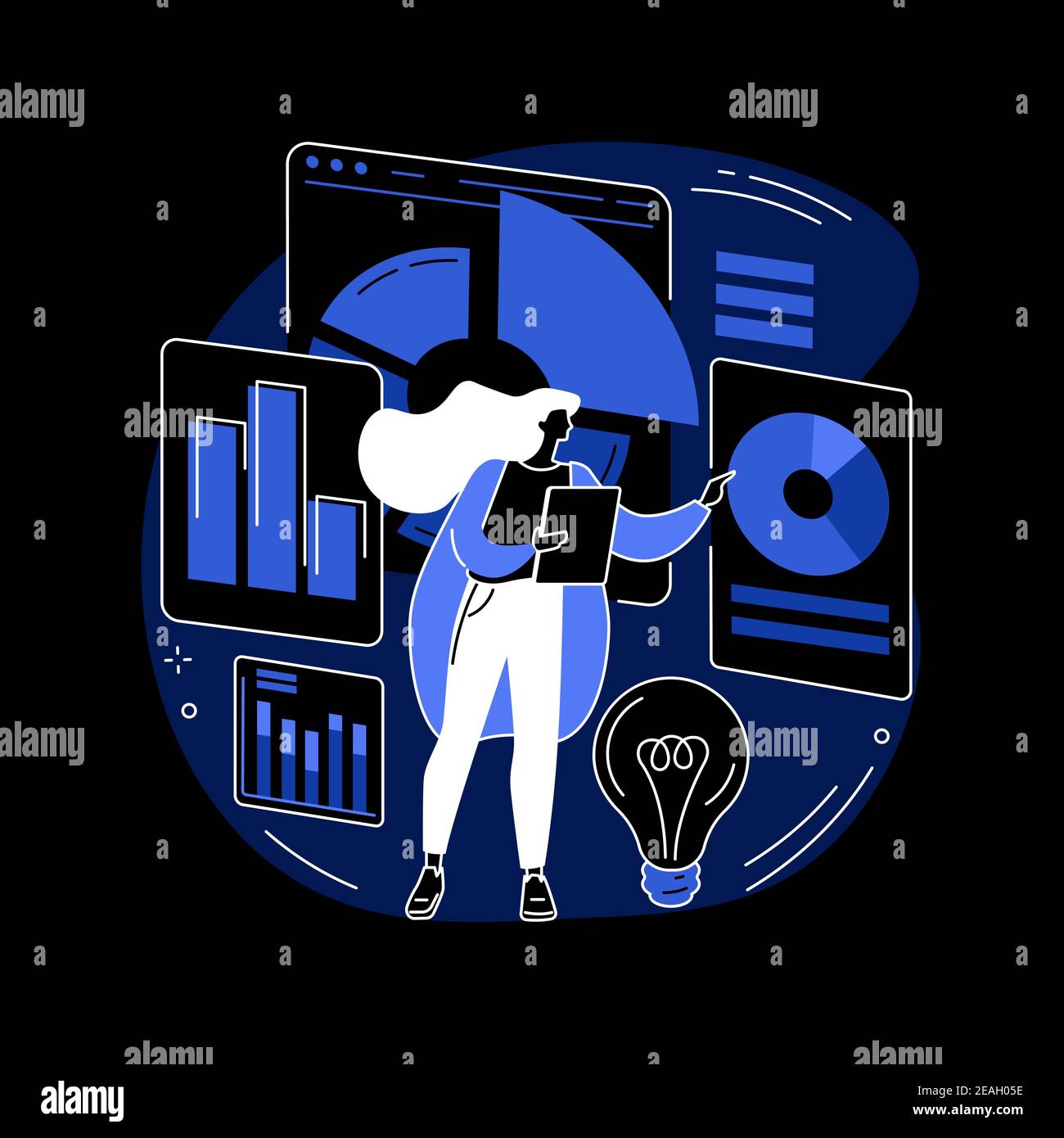 Competitive intelligence abstract concept vector illustration Stock ...