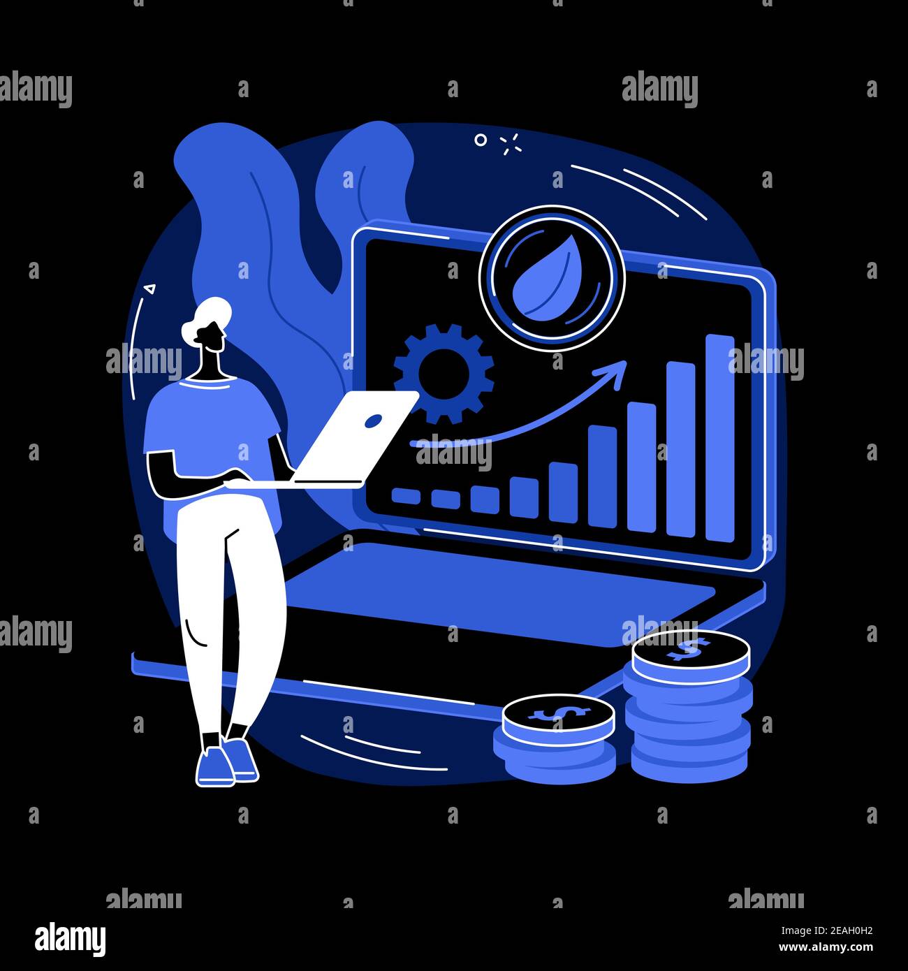 Sustainable business abstract concept vector illustration Stock Vector ...