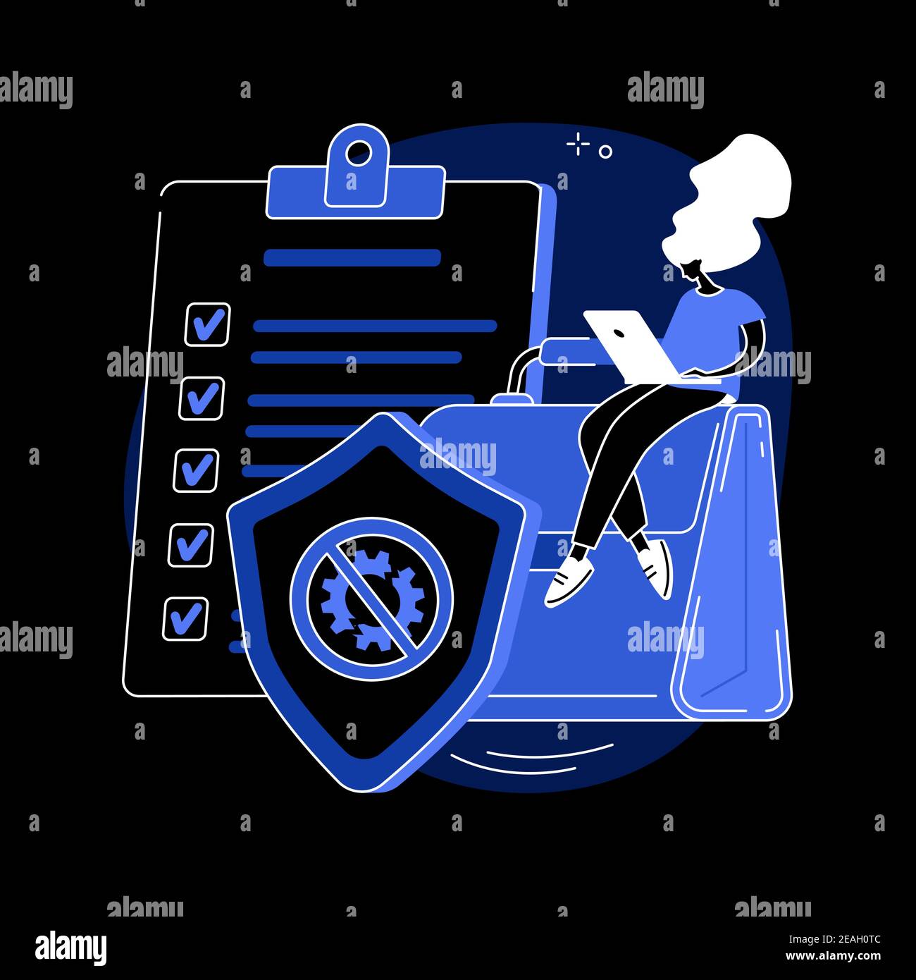 Business Continuity And Disaster Recovery Abstract Concept Vector