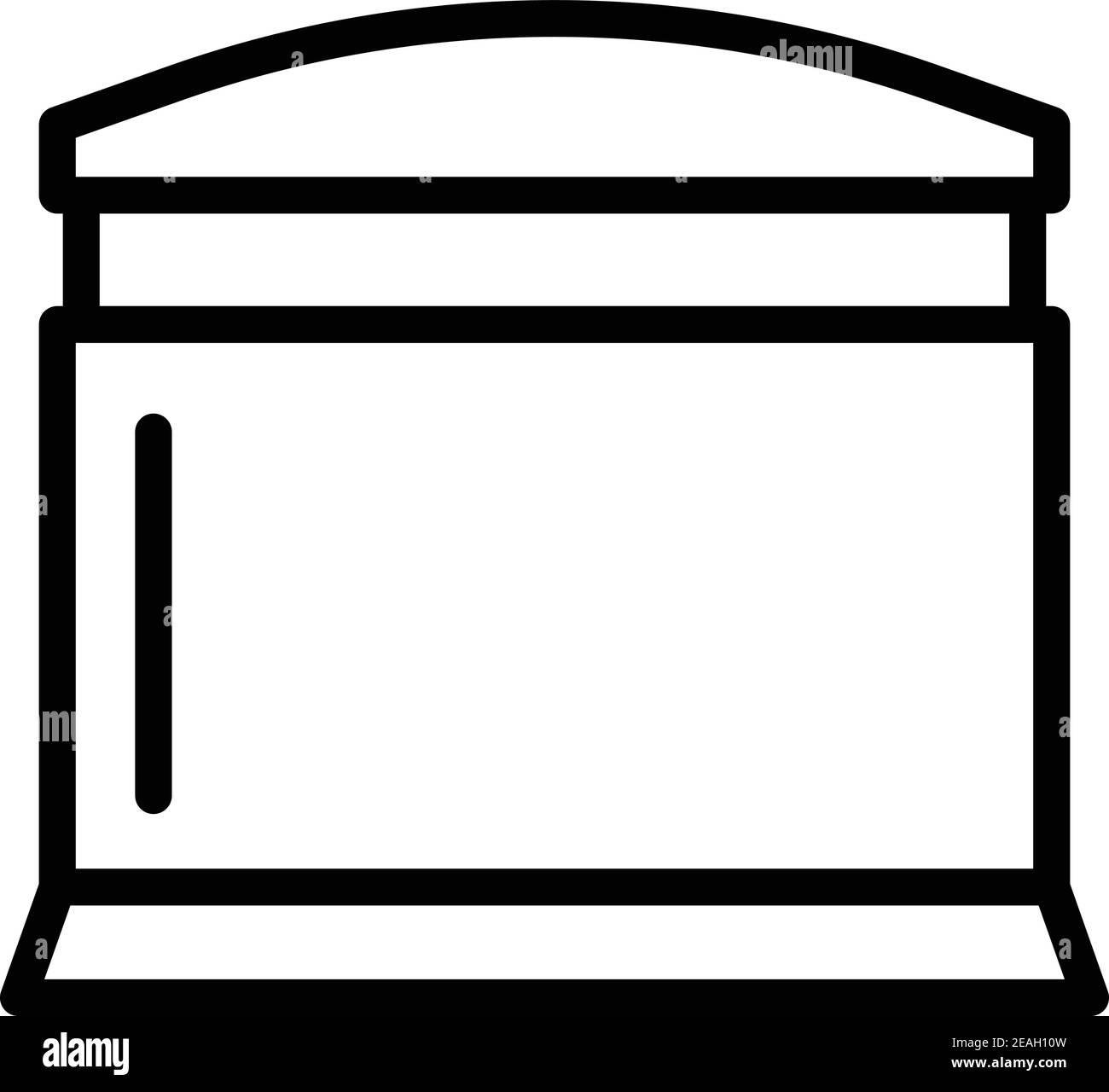 Coffee machine capsule icon. Outline coffee machine capsule vector icon ...