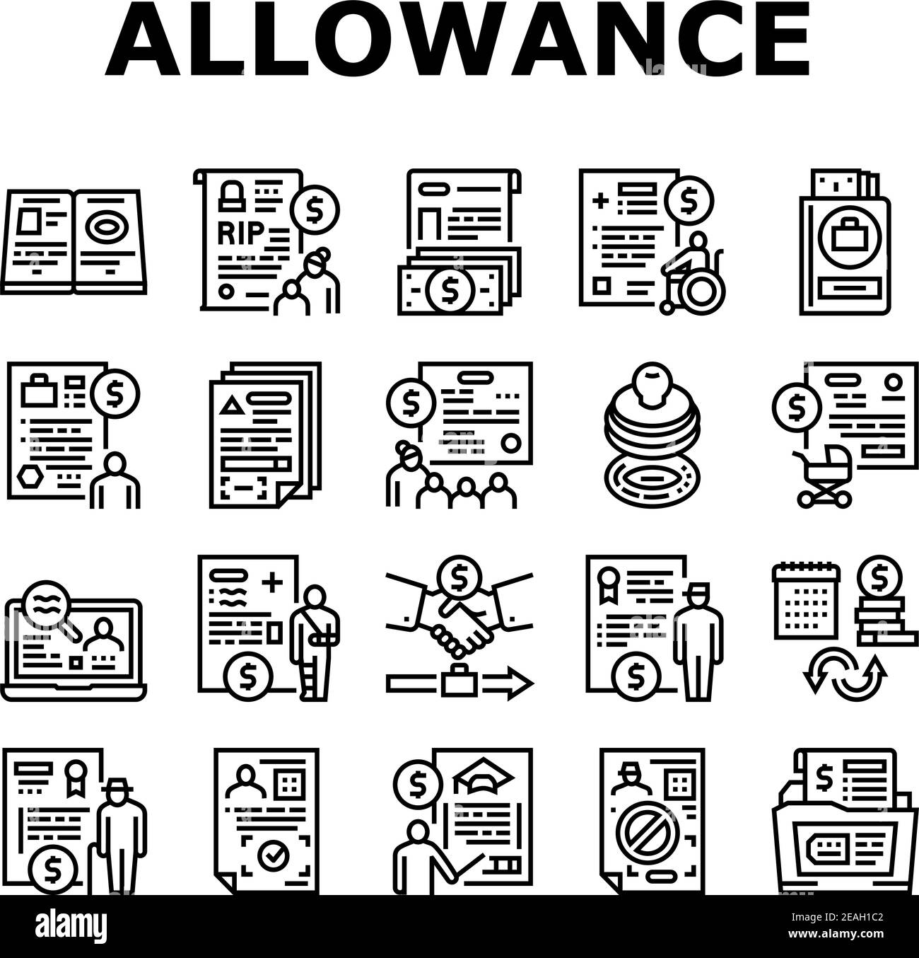 Unemployment allowance Black and White Stock Photos & Images - Alamy