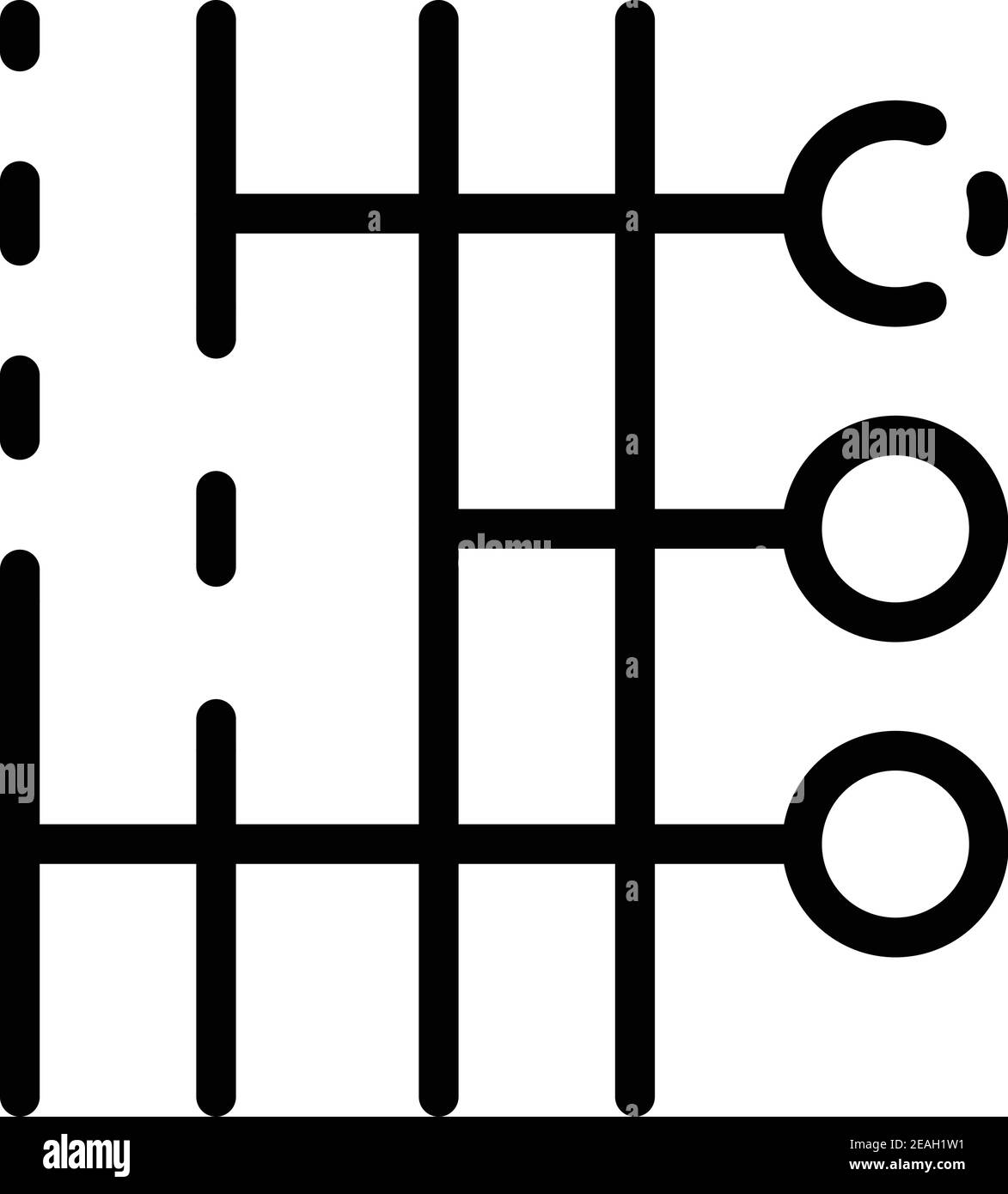 Genetic mutation icon. Outline genetic mutation vector icon for web ...