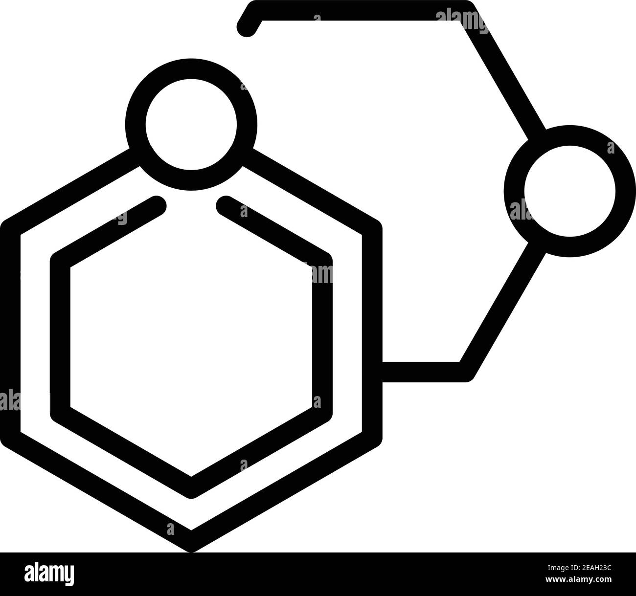 Modified food cells icon. Outline modified food cells vector icon for ...