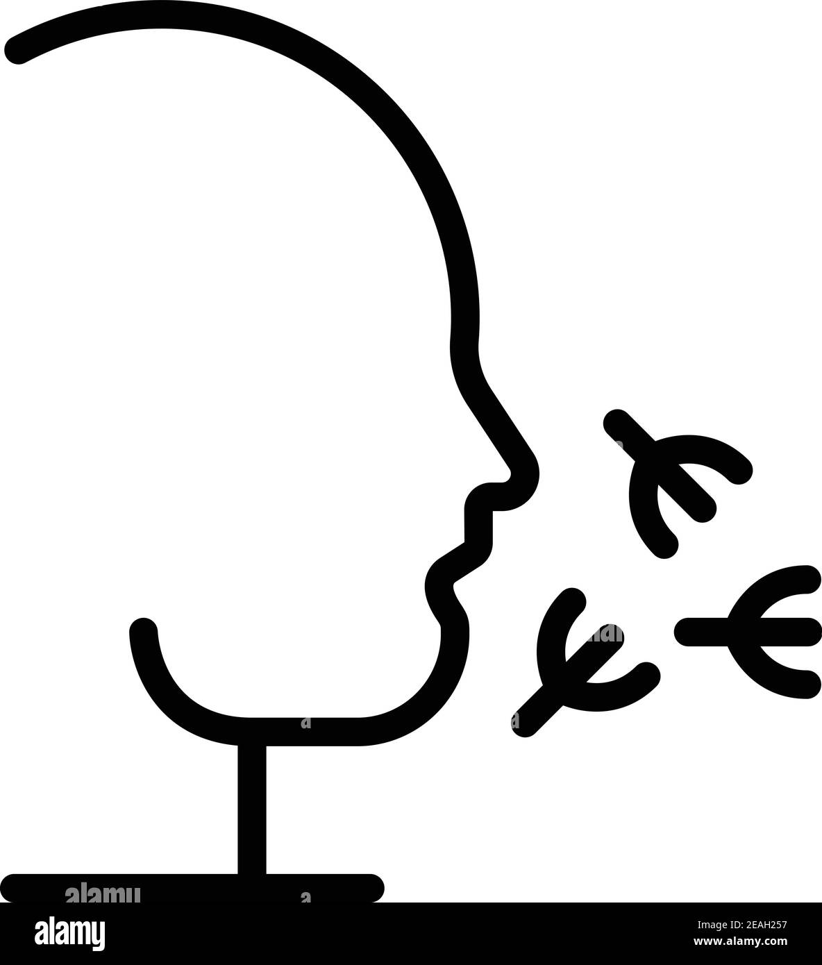 Season allergy icon. Outline season allergy vector icon for web design ...