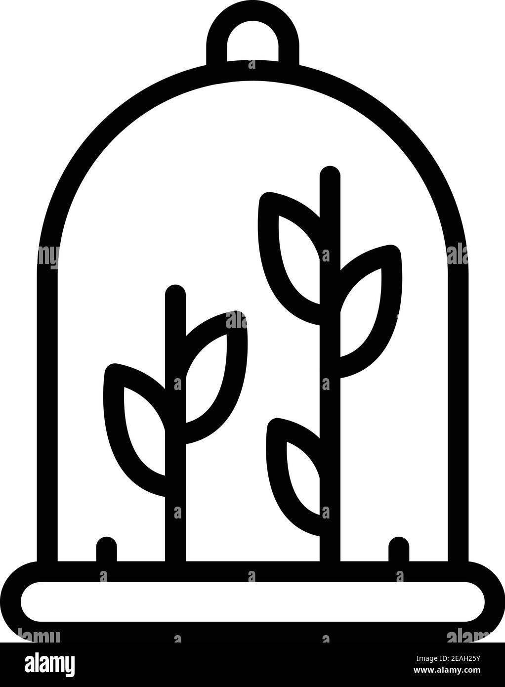 Laboratory plant icon. Outline laboratory plant vector icon for web ...