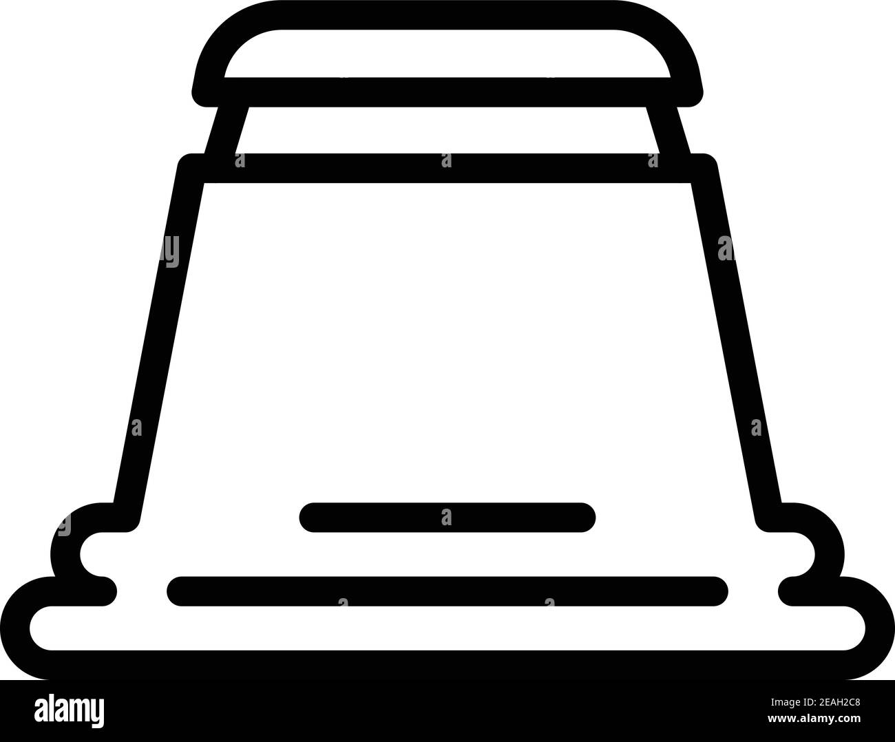 Coffee maker pod icon. Outline coffee maker pod vector icon for web ...