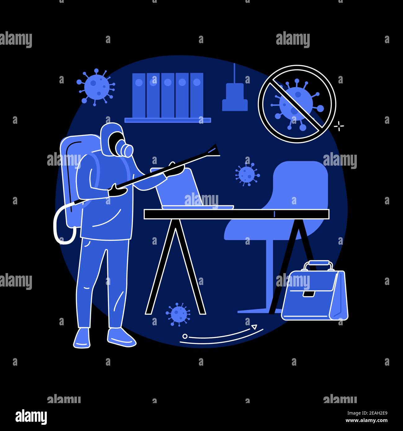 Commercial cleaning abstract concept vector illustration Stock Vector ...