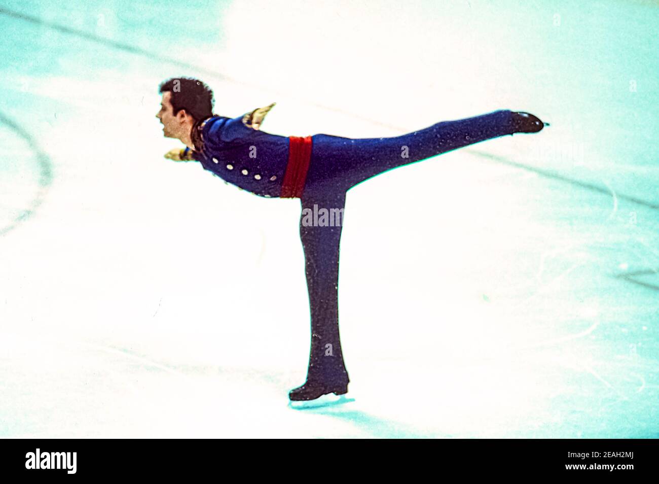 Brian Boitano (USA) gold medal winner competing in the Men's Figure ...