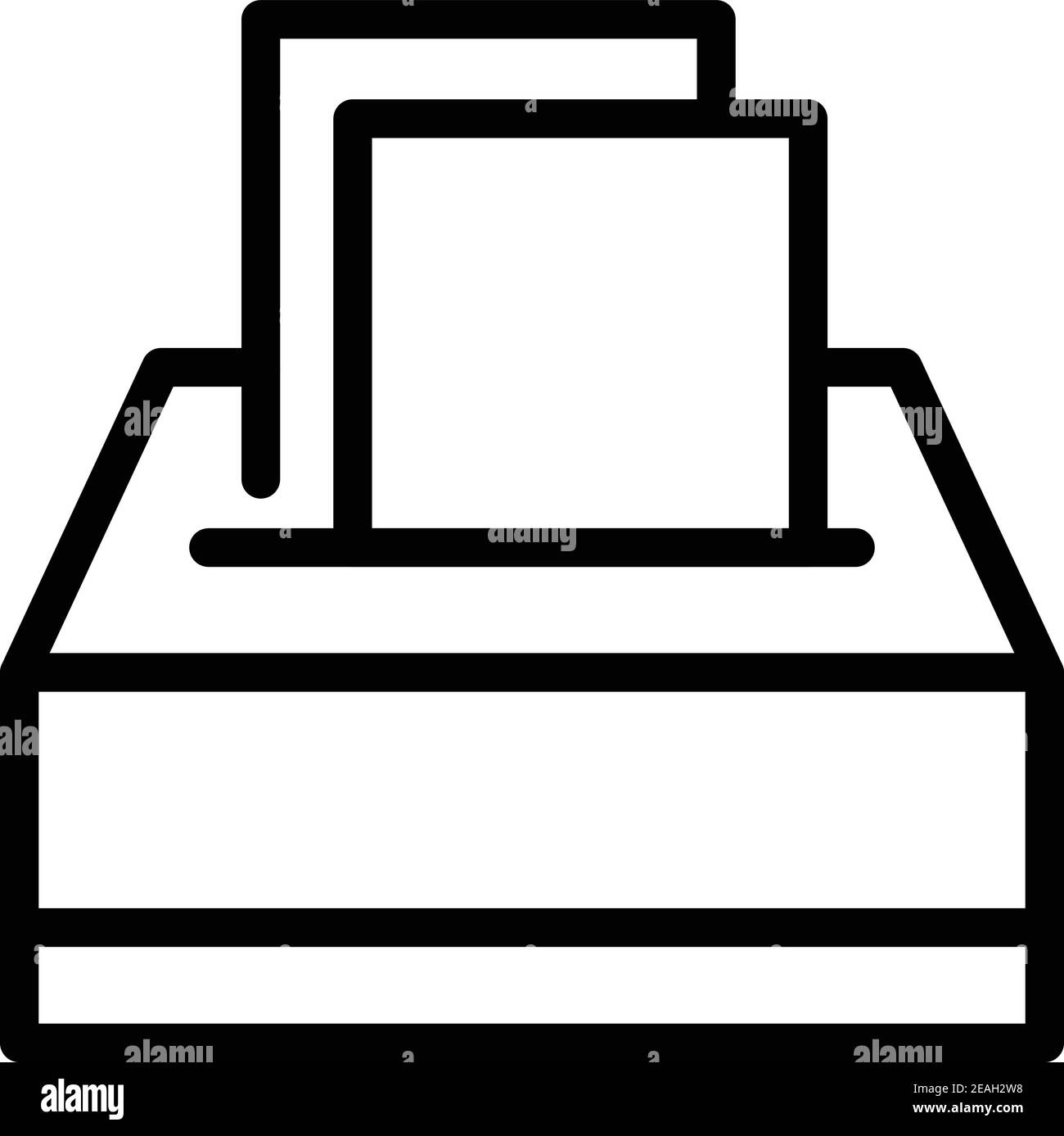 Table handkerchief icon. Outline table handkerchief vector icon for web ...