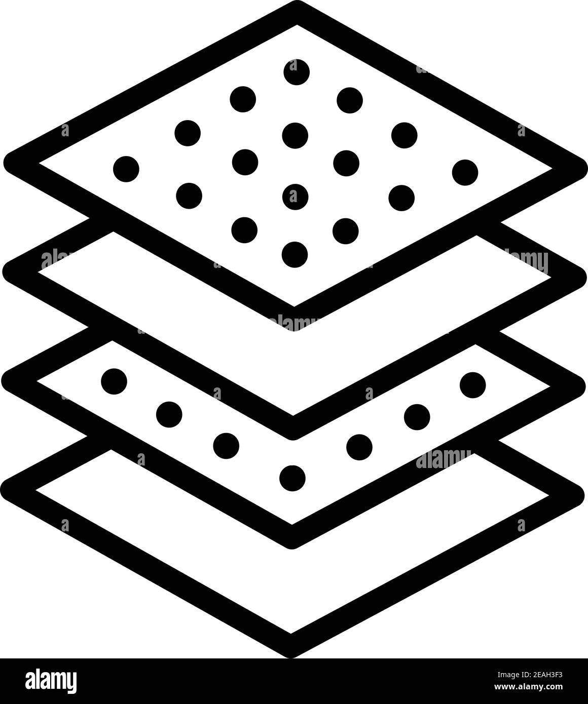 Paper handkerchief icon. Outline paper handkerchief vector icon for web ...