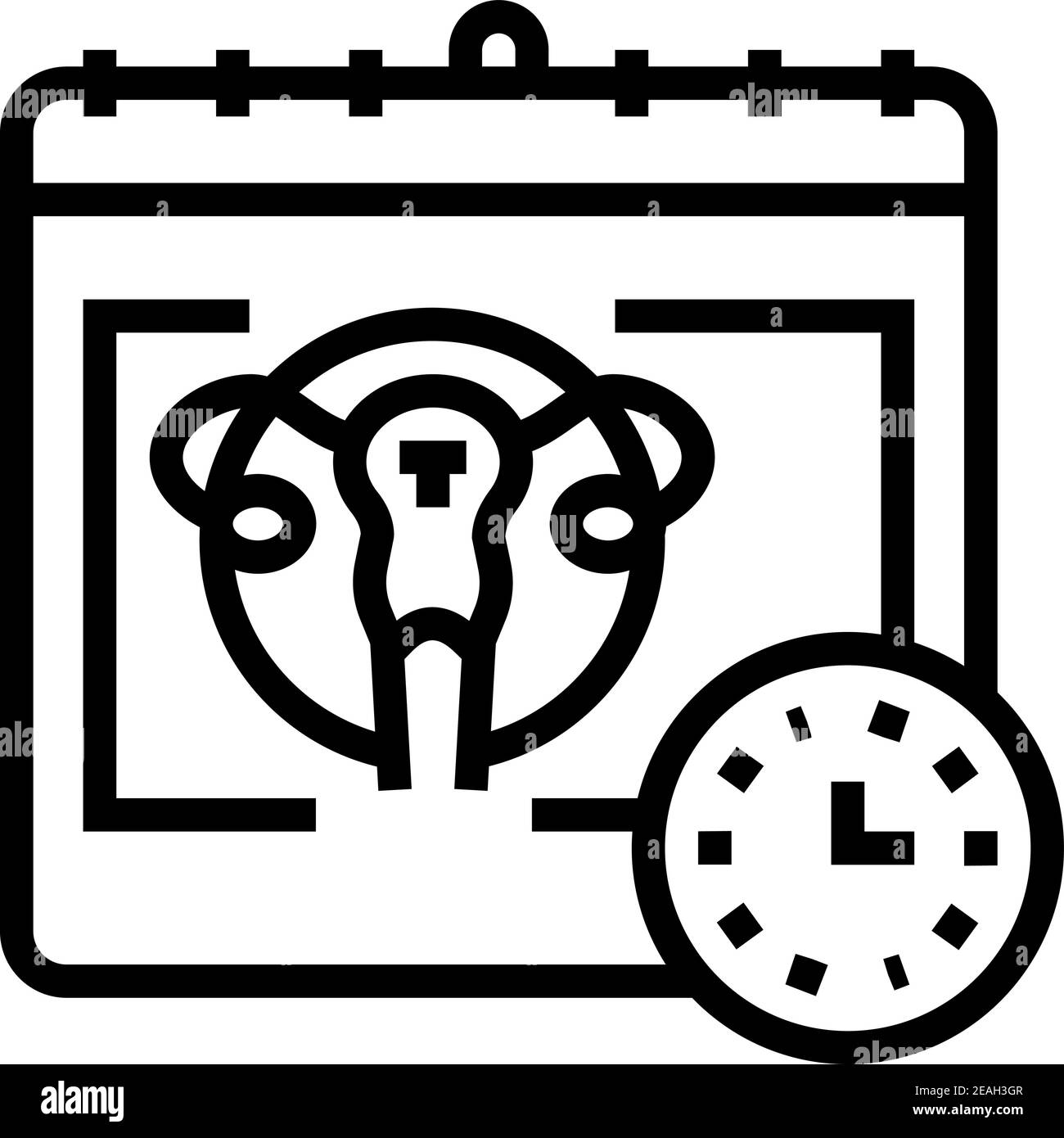 ovulation woman line icon vector illustration Stock Vector Image & Art ...