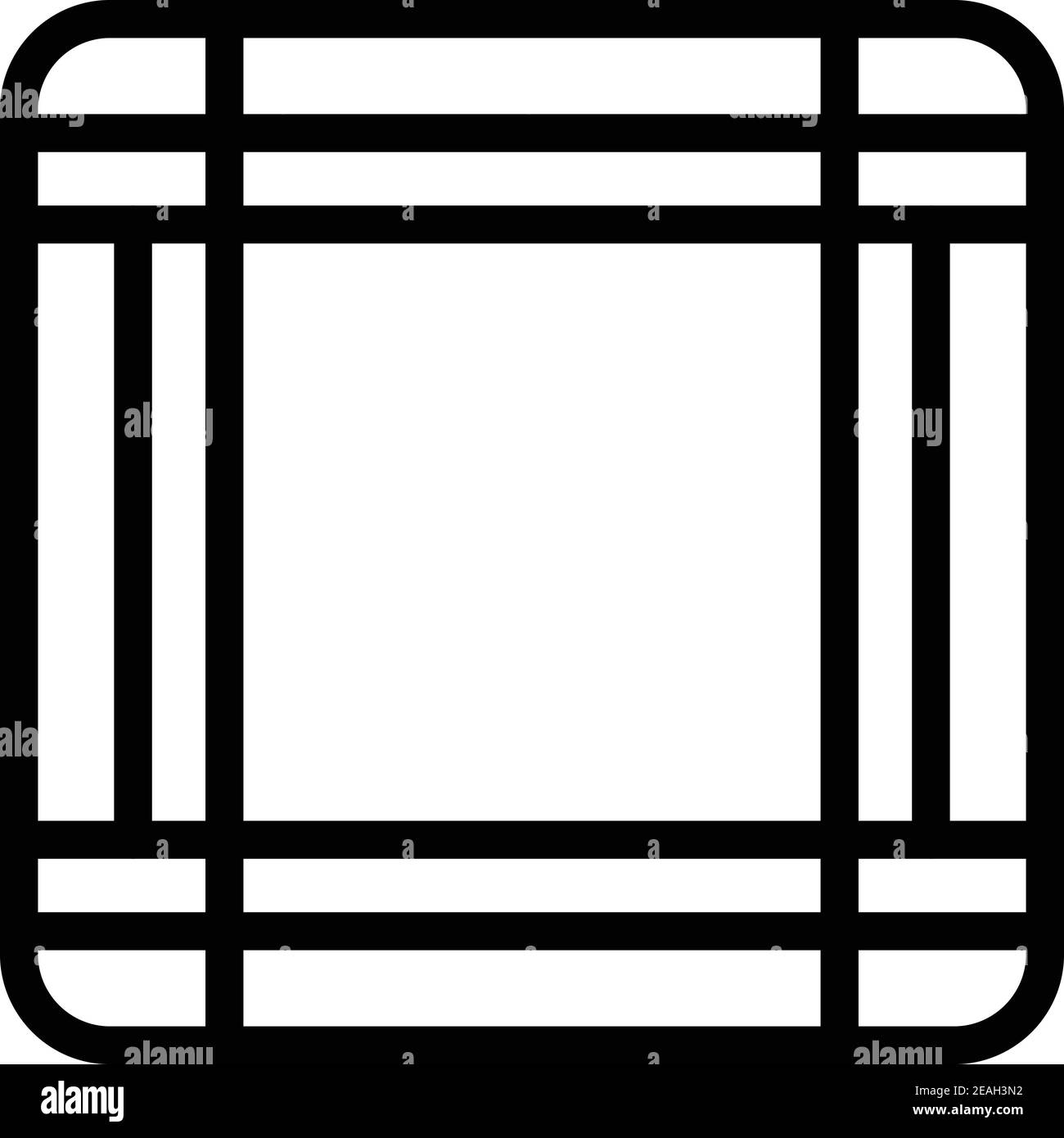Fabric handkerchief icon. Outline fabric handkerchief vector icon for ...