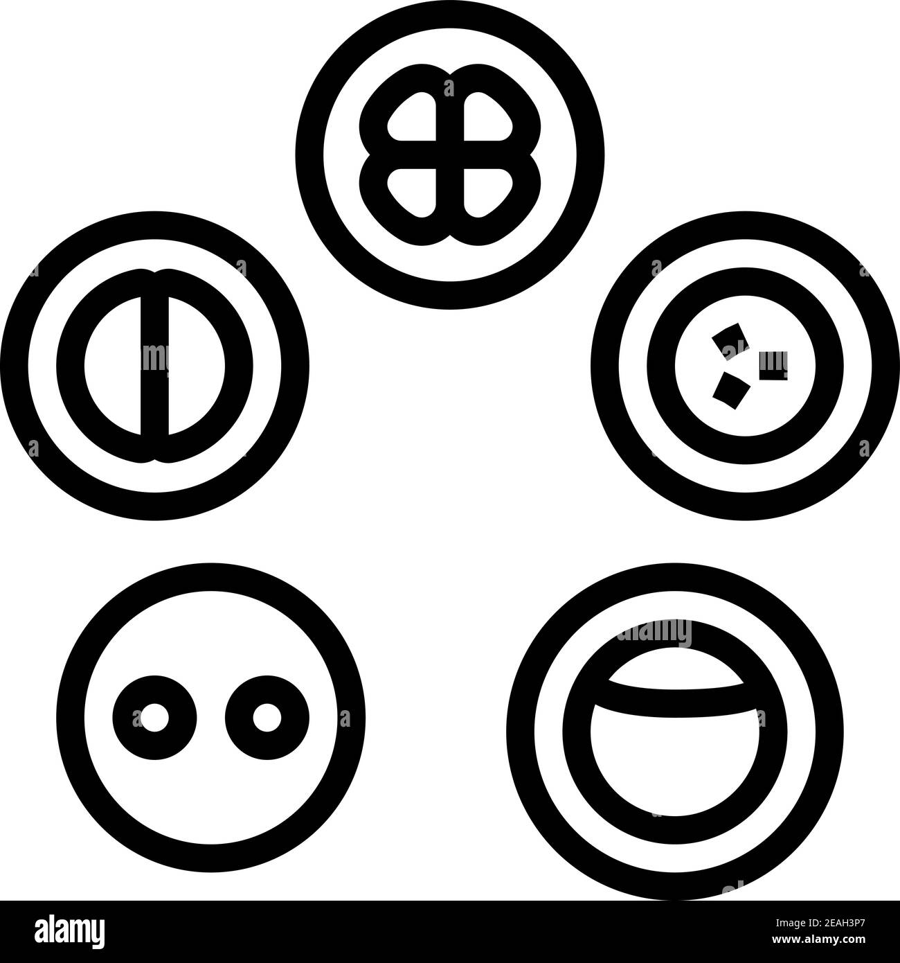 cell development line icon vector illustration Stock Vector Image & Art ...