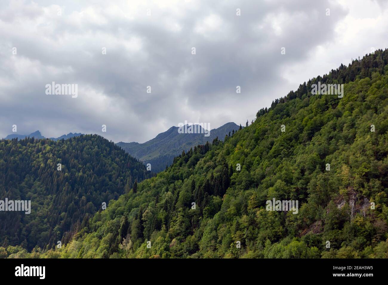 Horizontal asia green mountain hi-res stock photography and images - Alamy