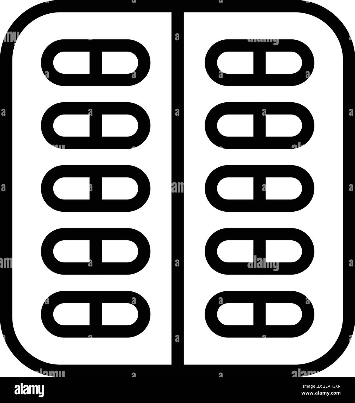 Allergy treatment icon. Outline allergy treatment vector icon for web ...