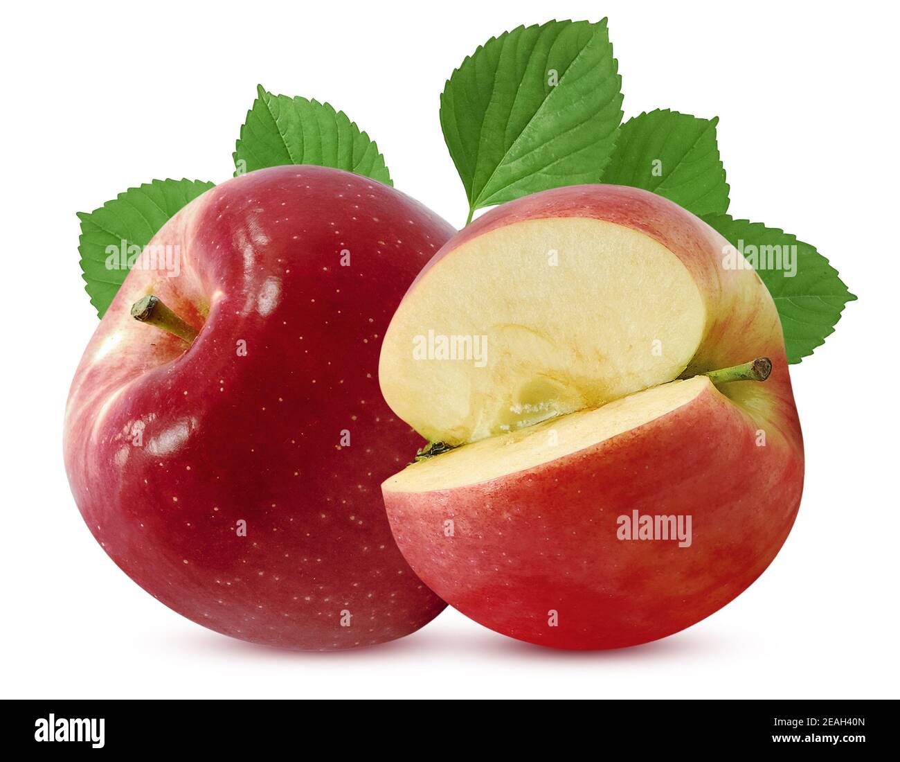 Fresh Apple fruit isolated on white background Stock Photo - Alamy
