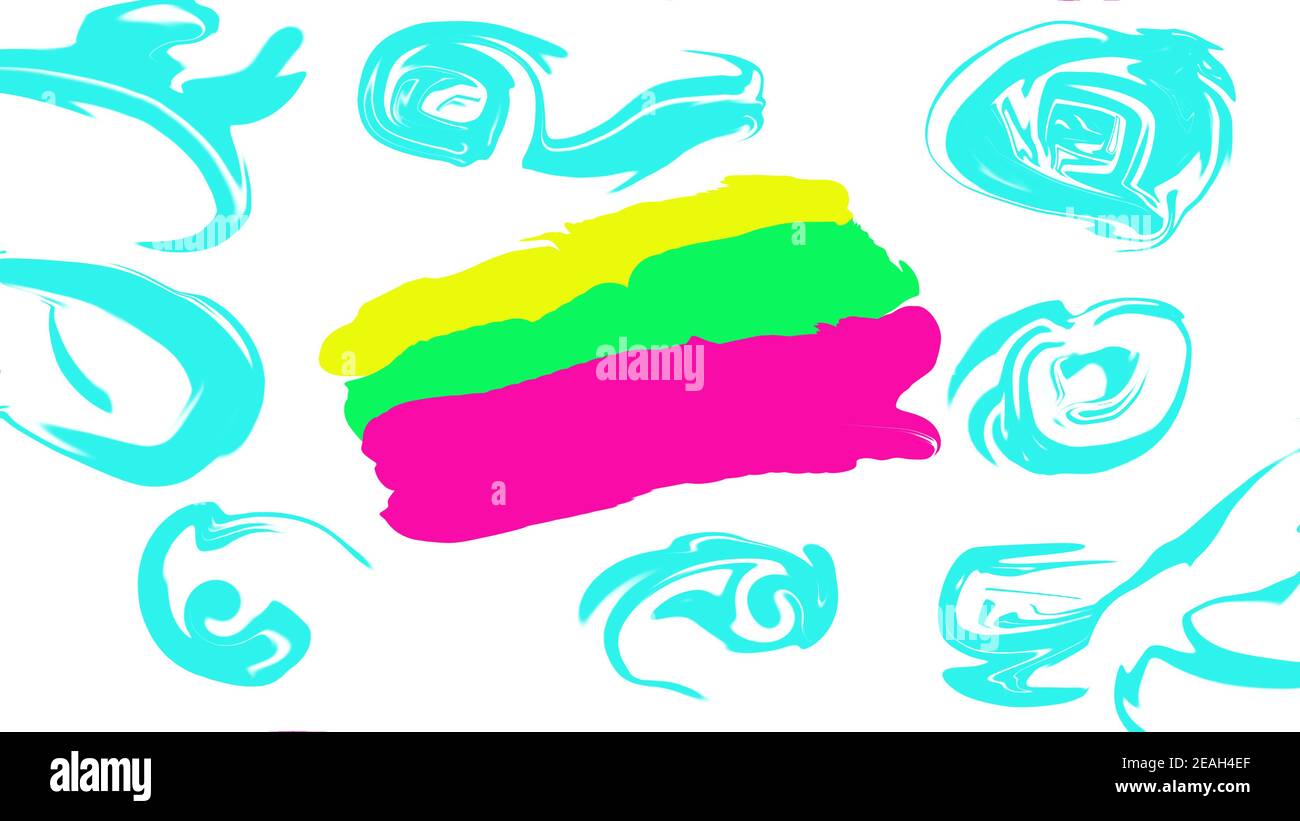 Illustration Bright label image background Liquid paint frame, creative ...