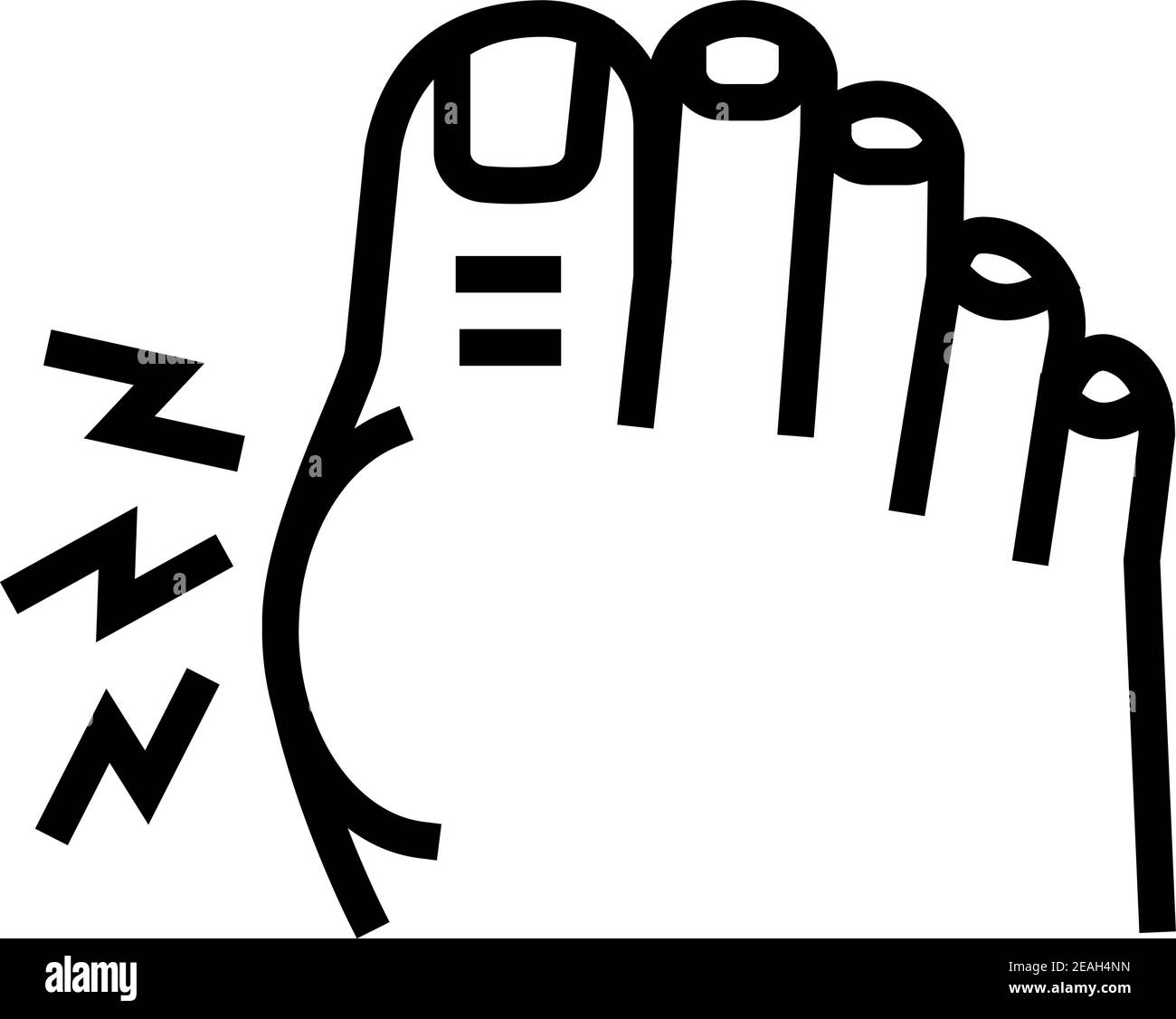 Big toe Black and White Stock Photos & Images - Alamy