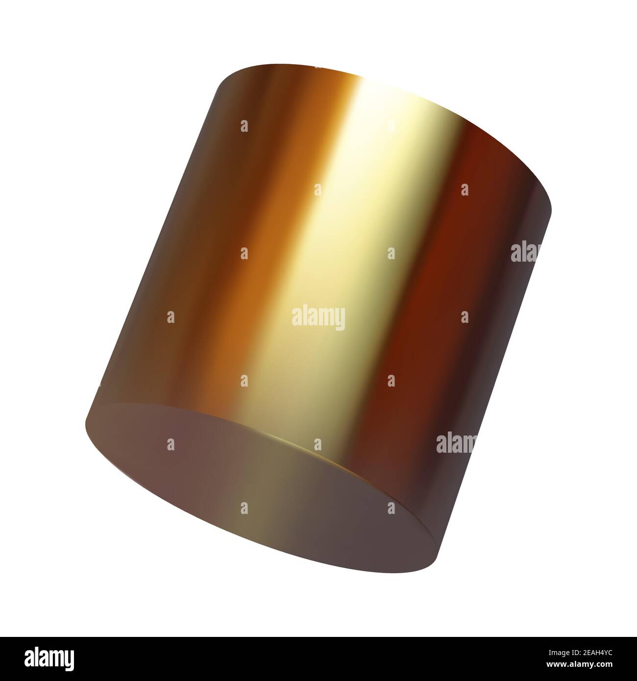 Realistic 3d render metallic color gradient geometric shapes objects ...