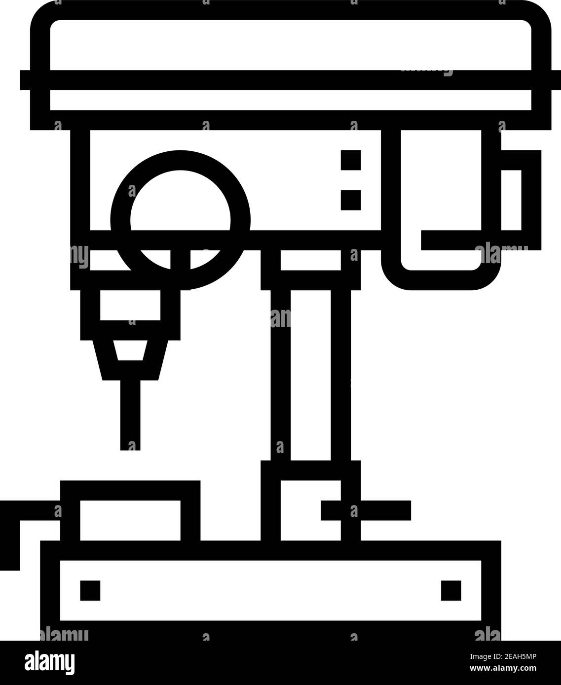 Water drilling machine Stock Vector Images - Alamy