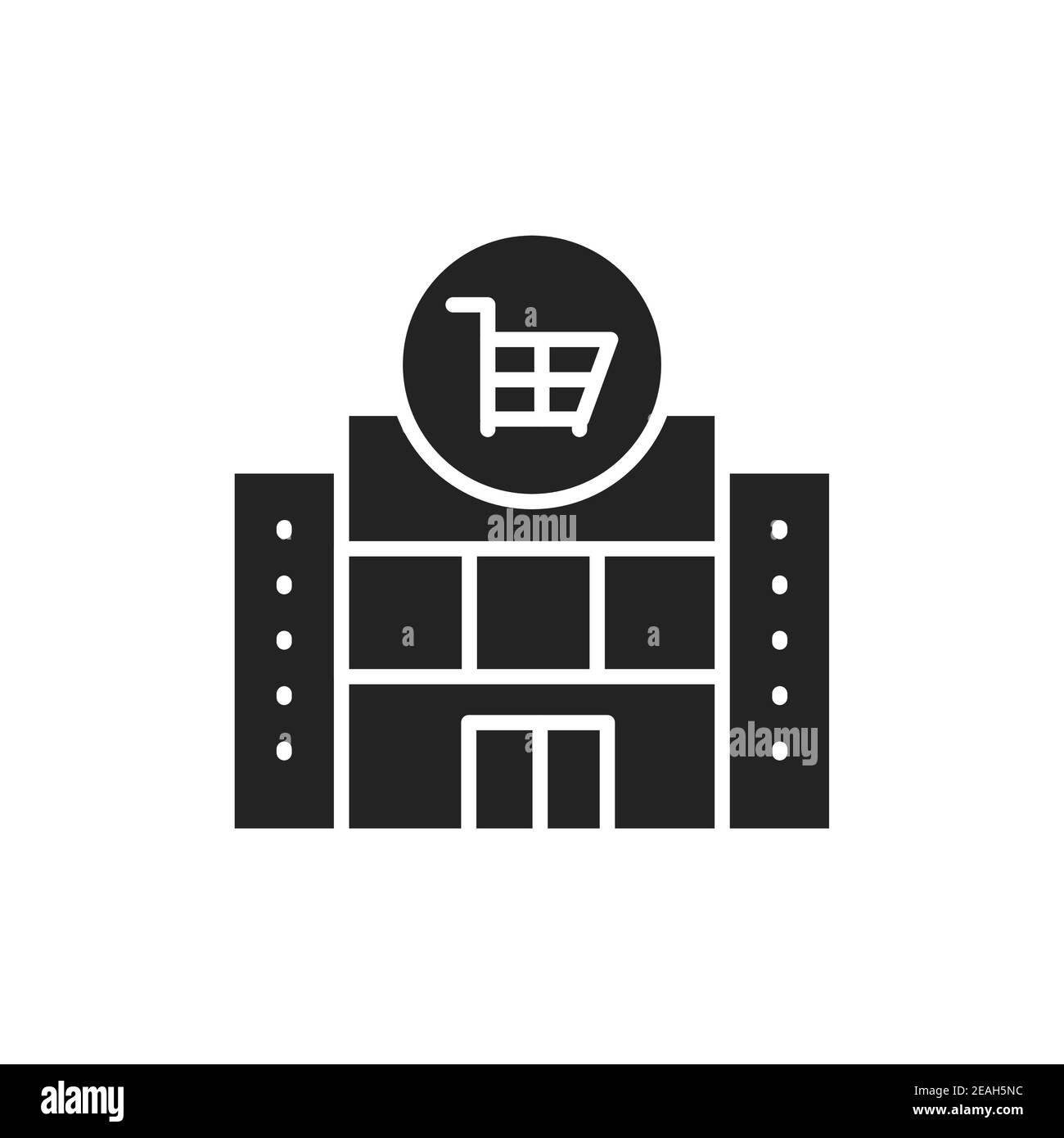 Shop Color Line Icon Isolated Vector Element Outline Pictogram For Web Page Mobile App Promo