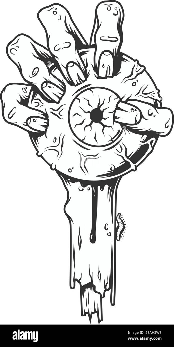 Zombie Hand Art