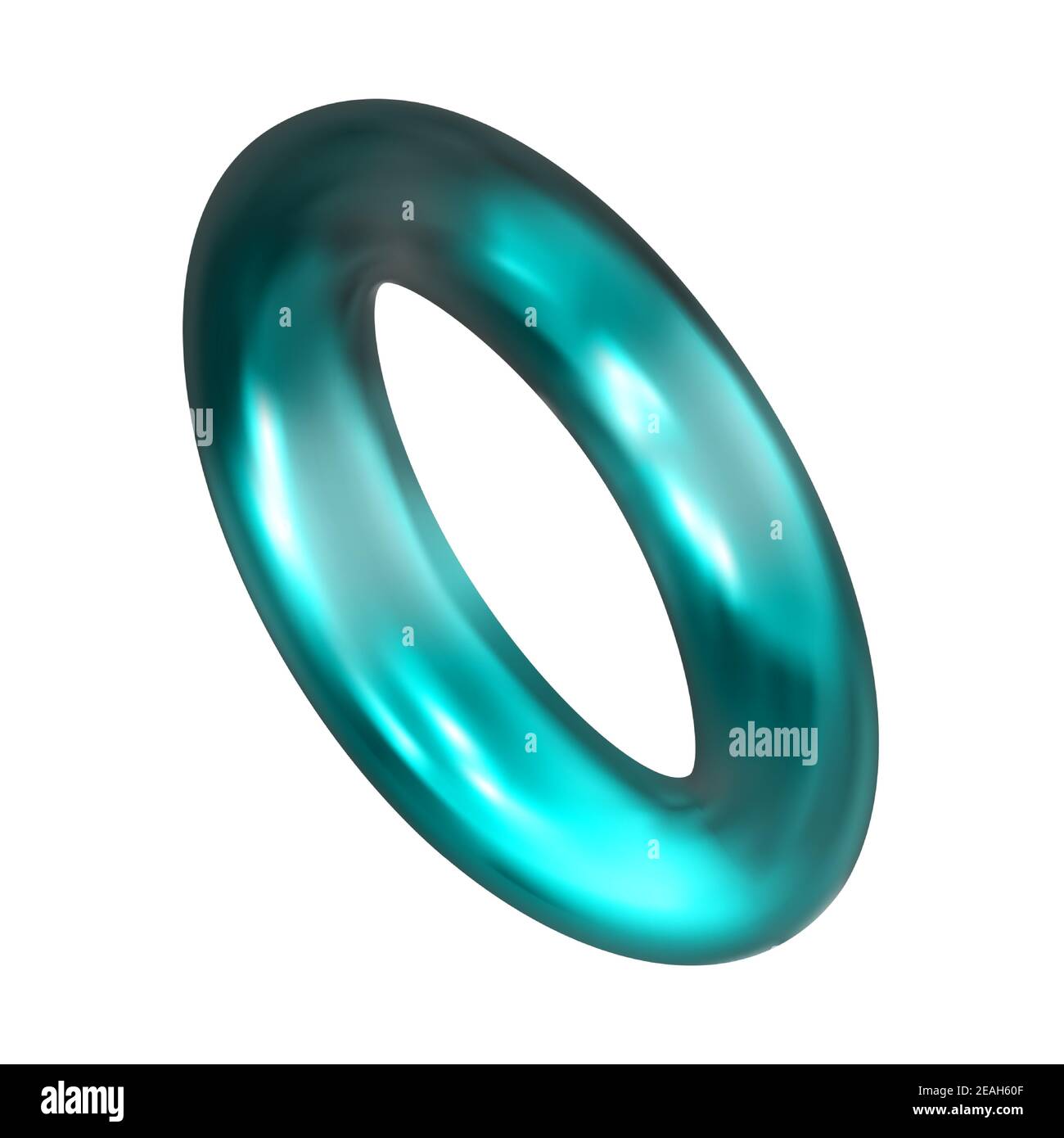 Realistic 3d render metallic color gradient geometric shapes objects ...