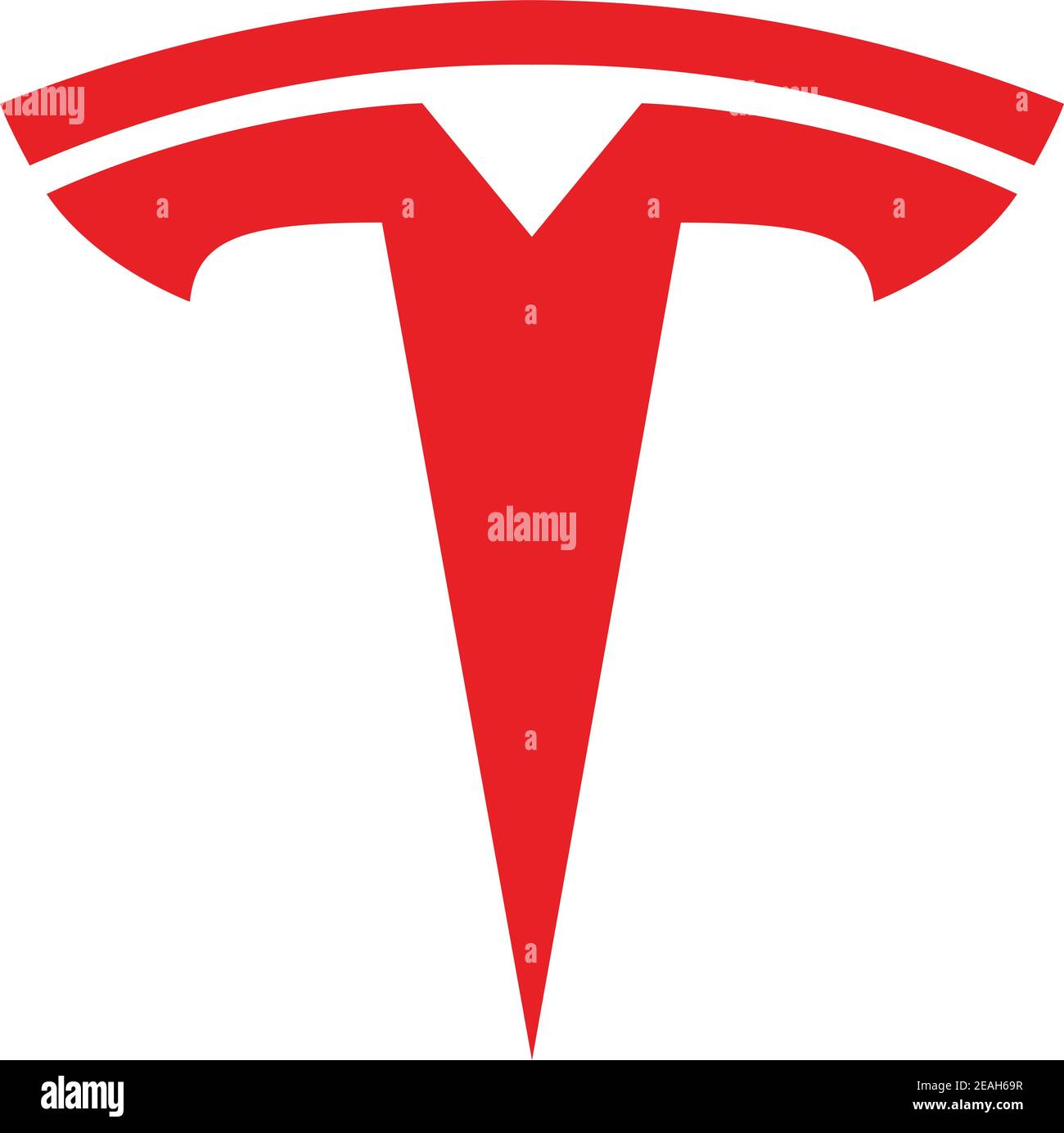 Tesla logo vector hi-res stock photography and images - Alamy