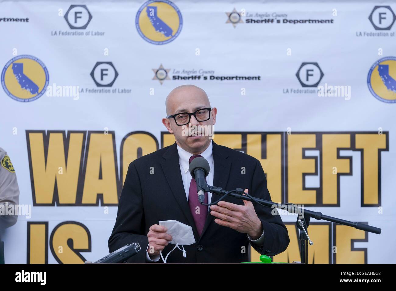 Los Angeles, California, USA. 9th Feb, 2021. Los Angeles County ...