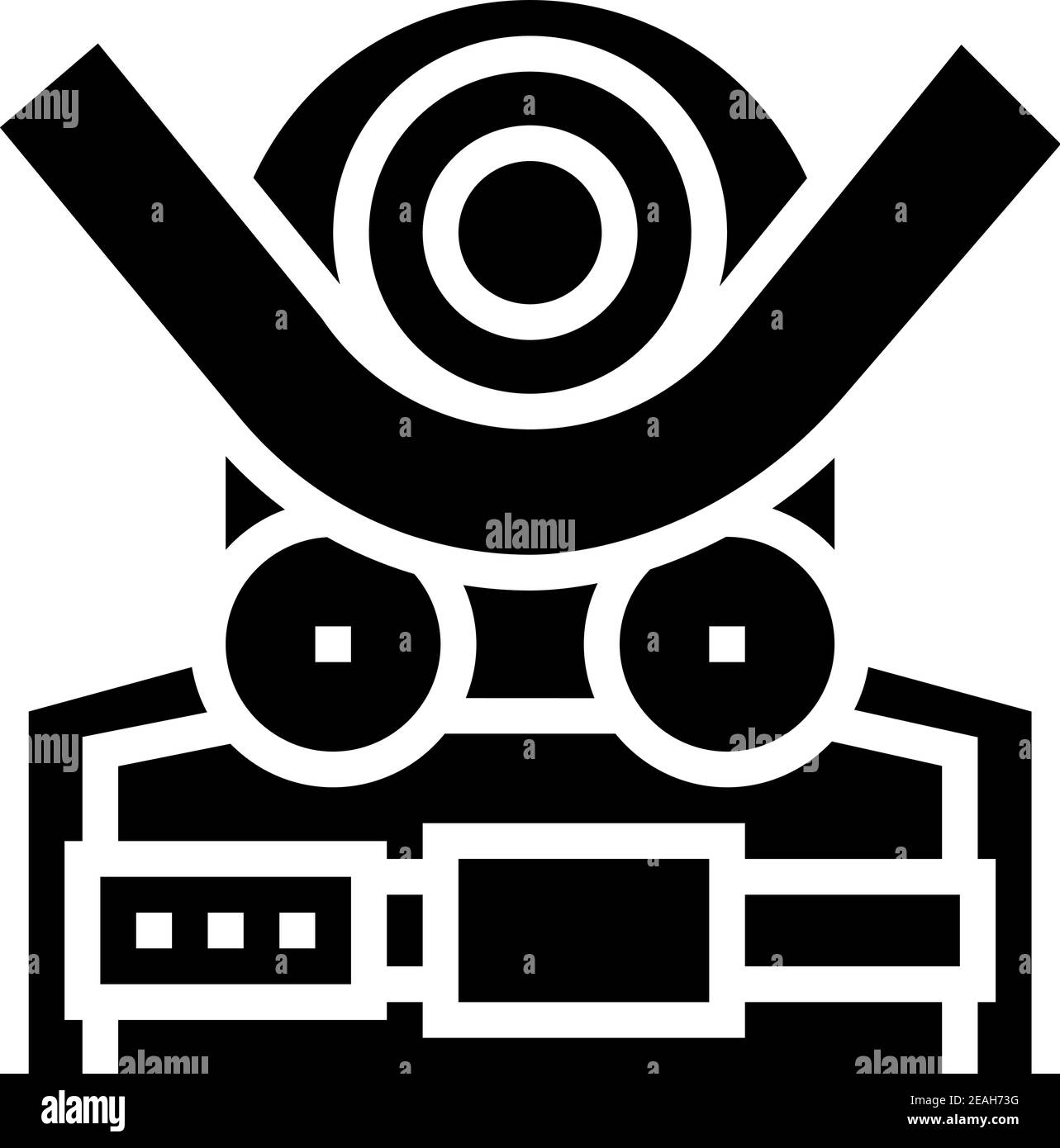 bending machine glyph icon vector illustration Stock Vector Image & Art ...