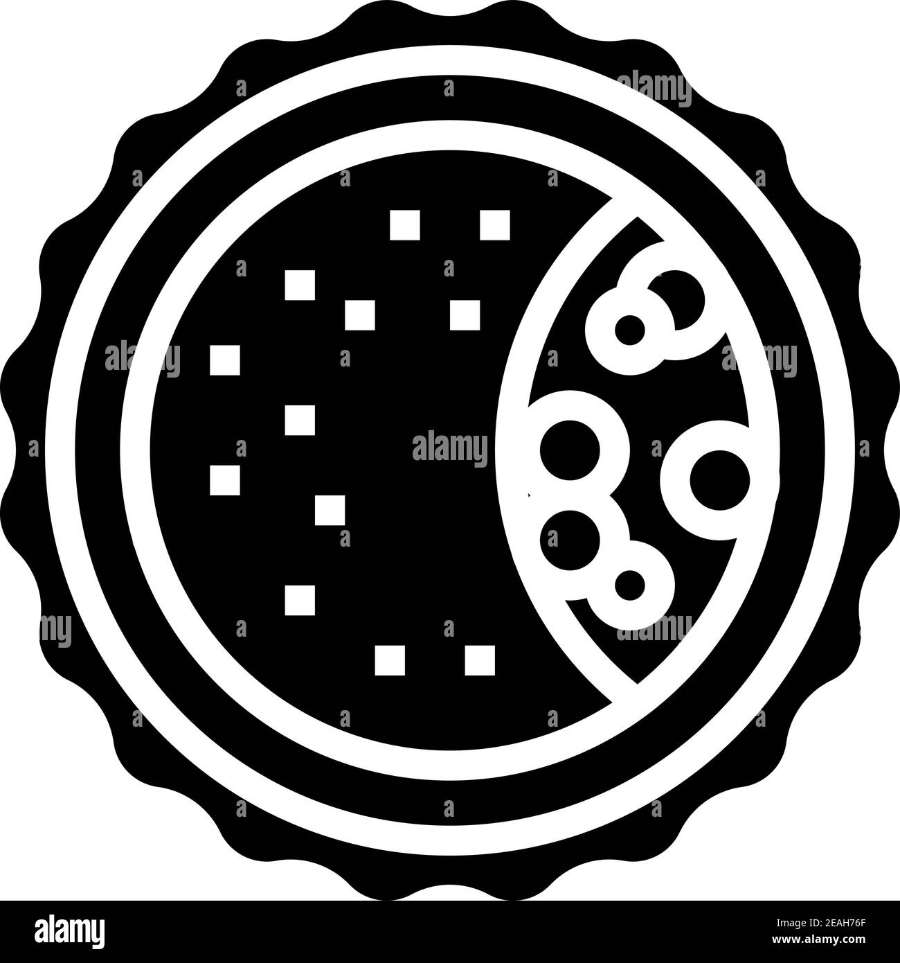 blastocyst fertilization glyph icon vector illustration Stock Vector ...
