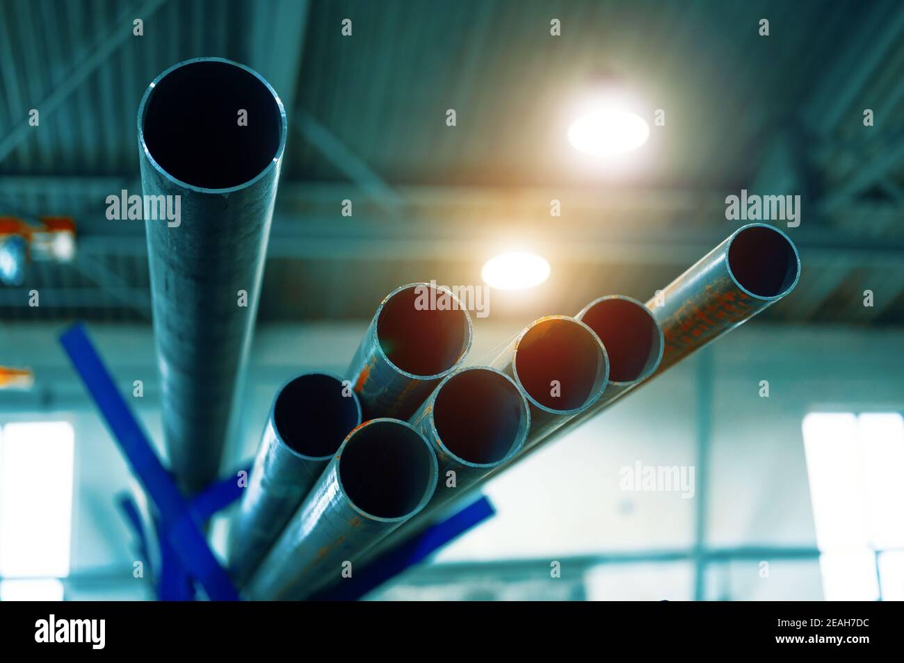 Steel pipe storage hi-res stock photography and images - Alamy