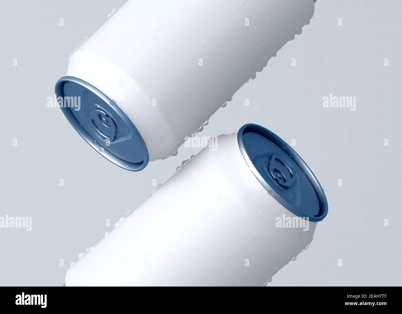 3D Illustration. Mockup of two soda cans Stock Photo - Alamy
