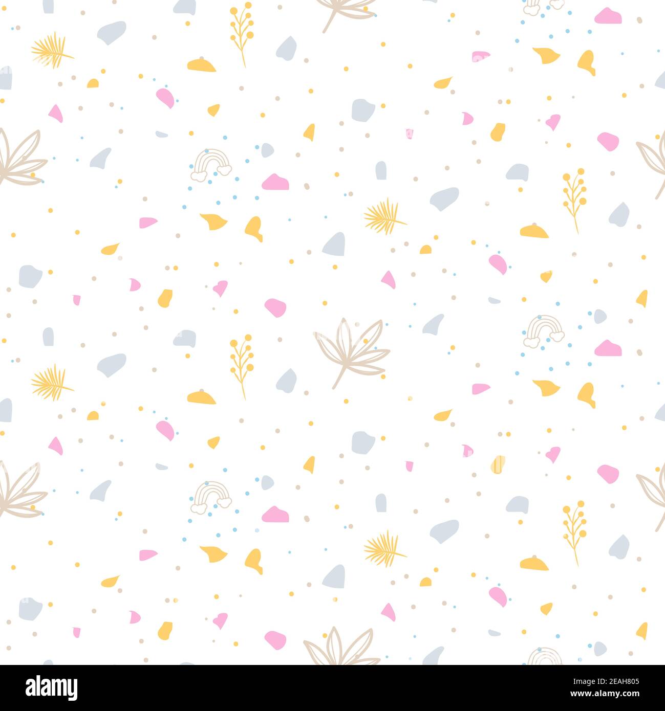 Abstract shapes seamless pattern. Background for paper wrap, textile ...