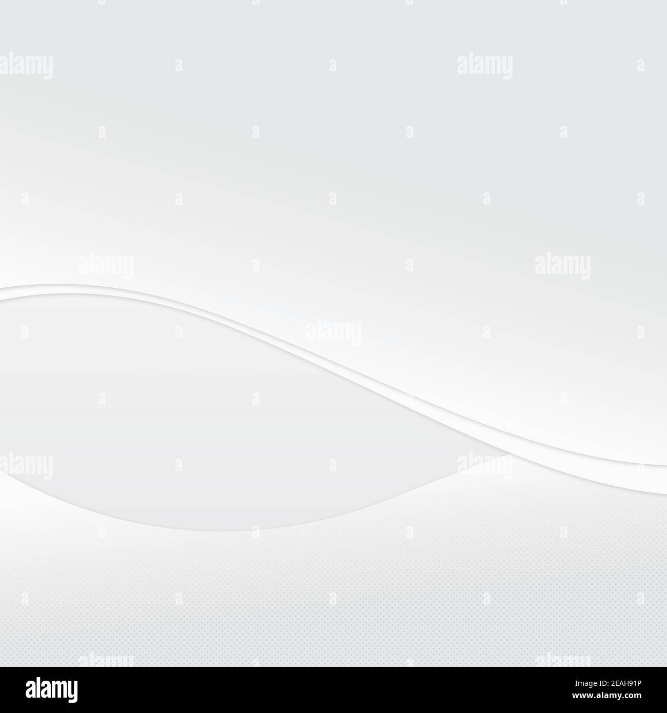 White abstract wavy lines and dots - Vector illustration Stock Vector ...