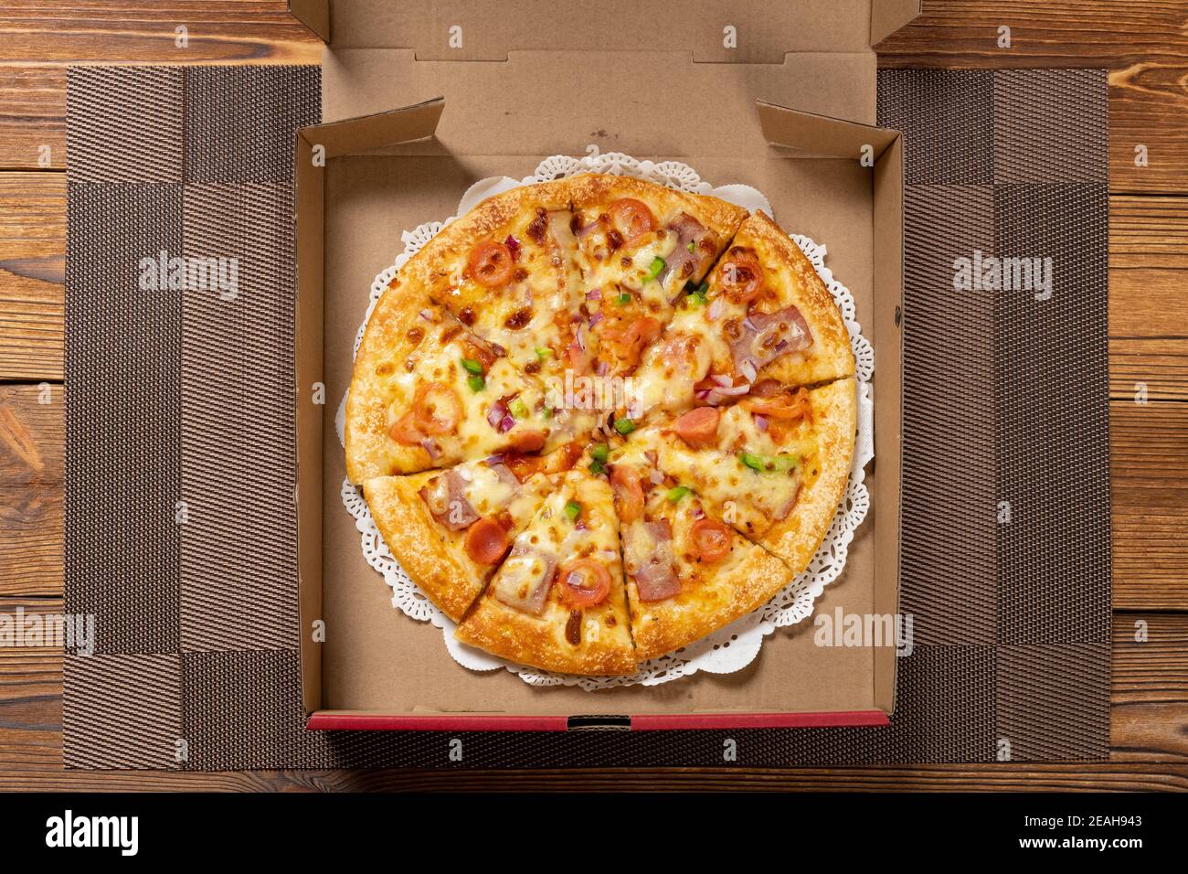 Box toppings hi-res stock photography and images - Alamy