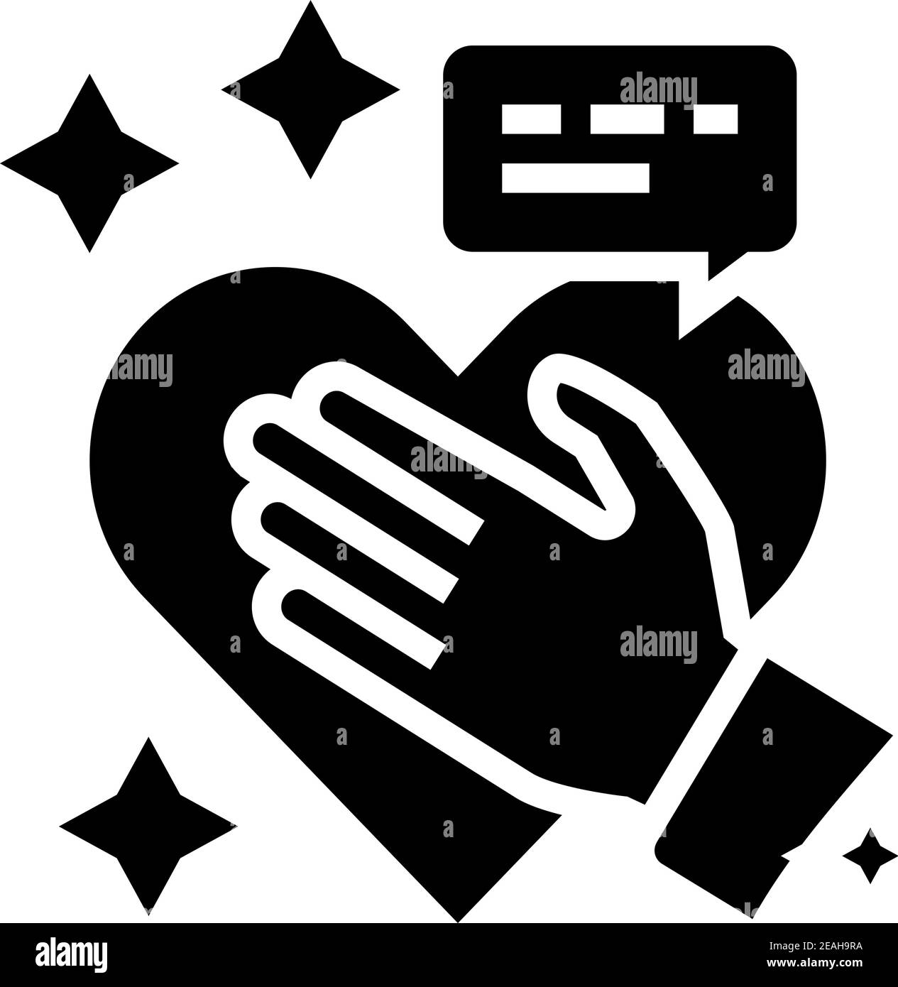 honesty soft skill glyph icon vector illustration Stock Vector Image ...