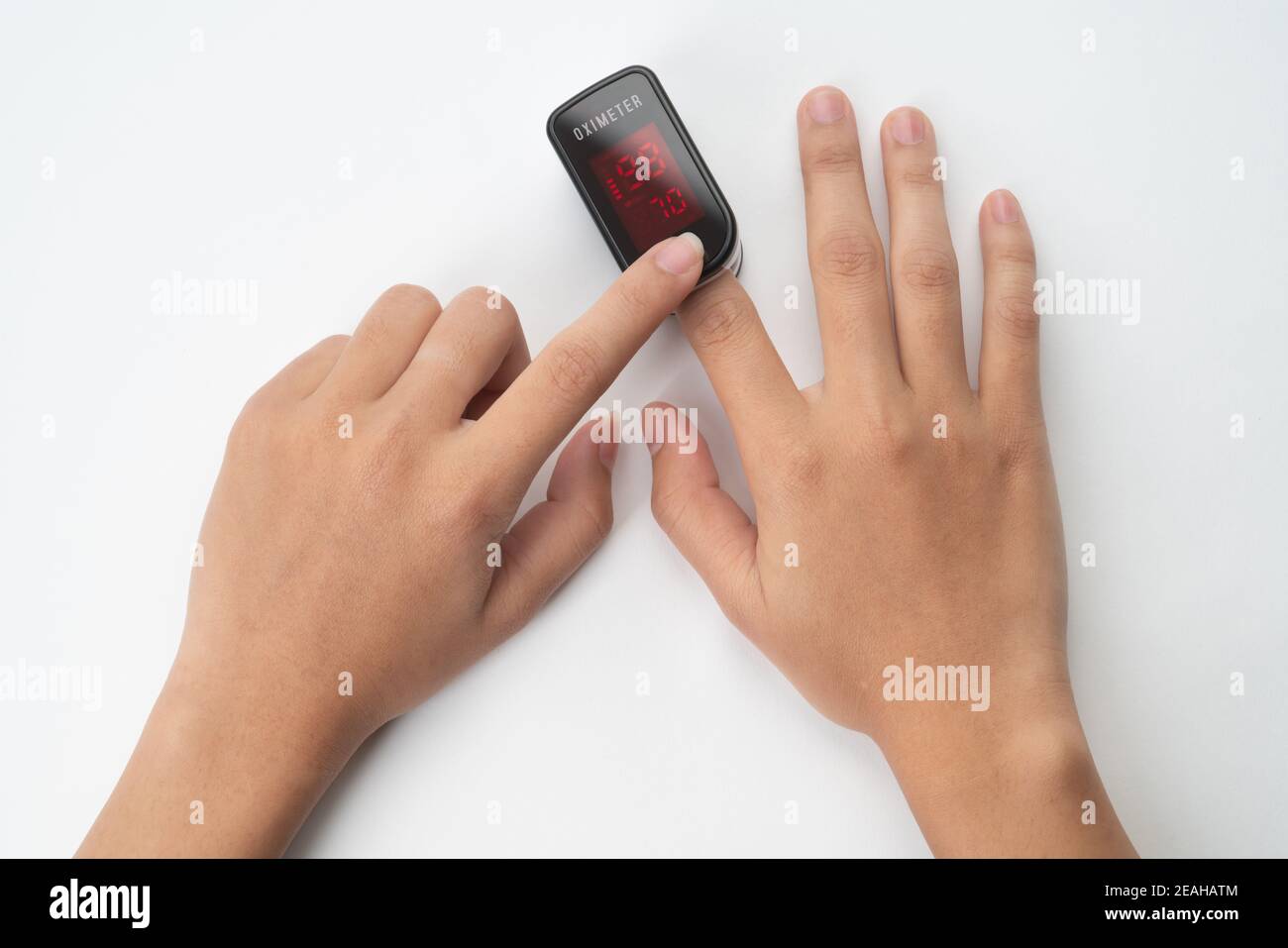 Pulse Oximeter, finger digital device to measure person's oxygen ...