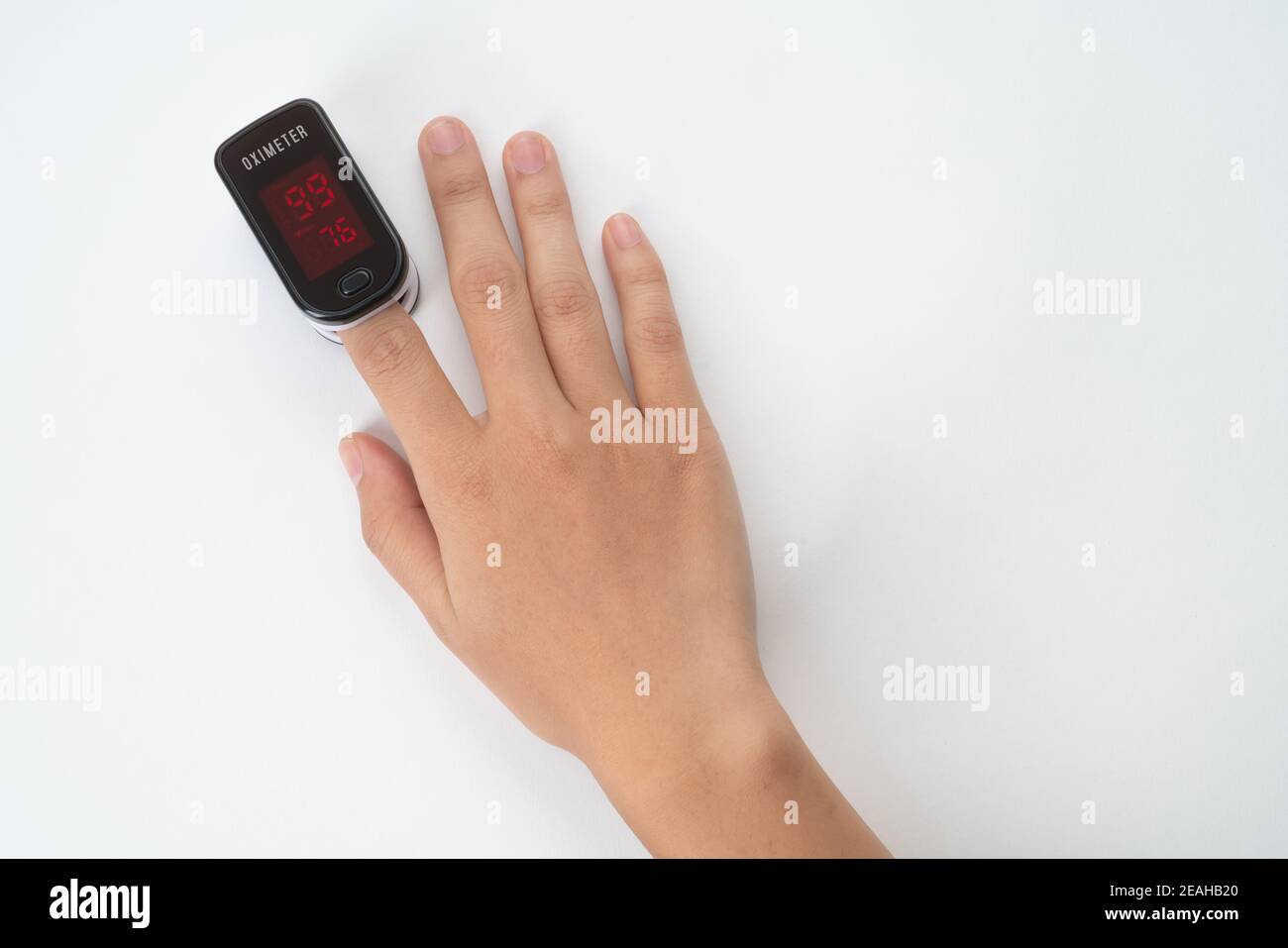 Pulse Oximeter, finger digital device to measure person's oxygen ...